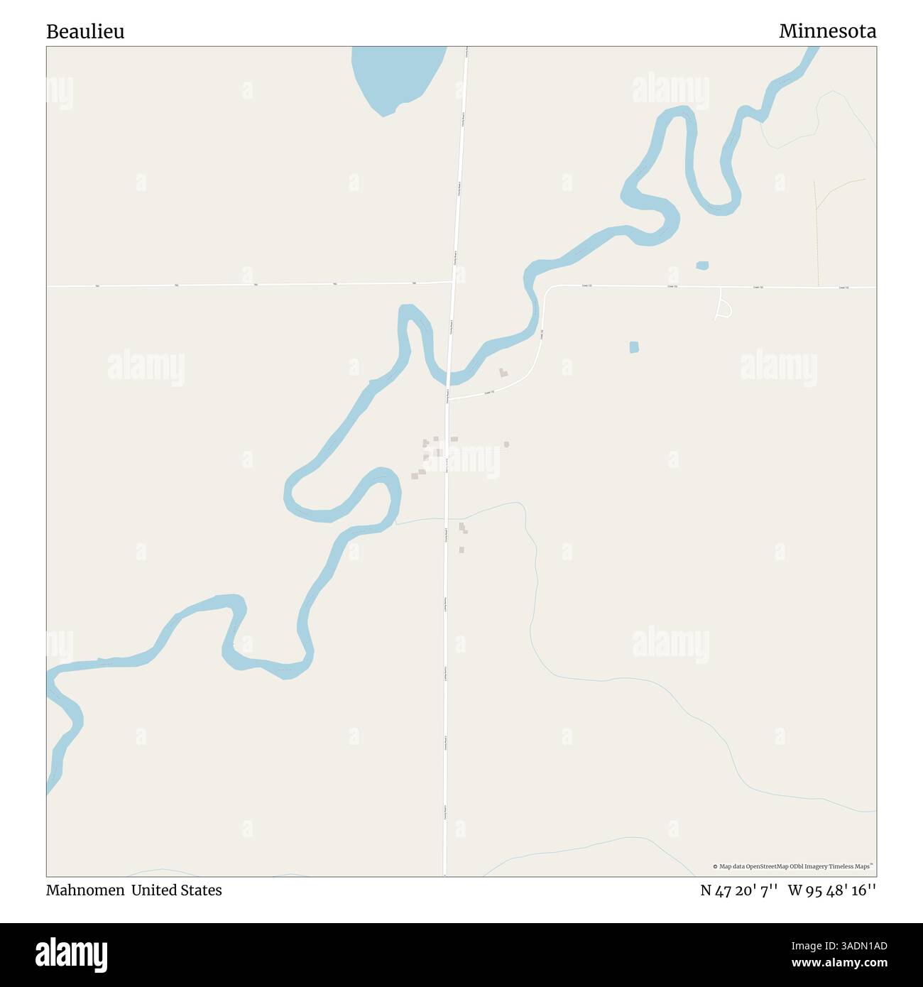 Beaulieu, Mahnomen, United States, Minnesota, N 47 20' 7'', W 95 48' 16 ...