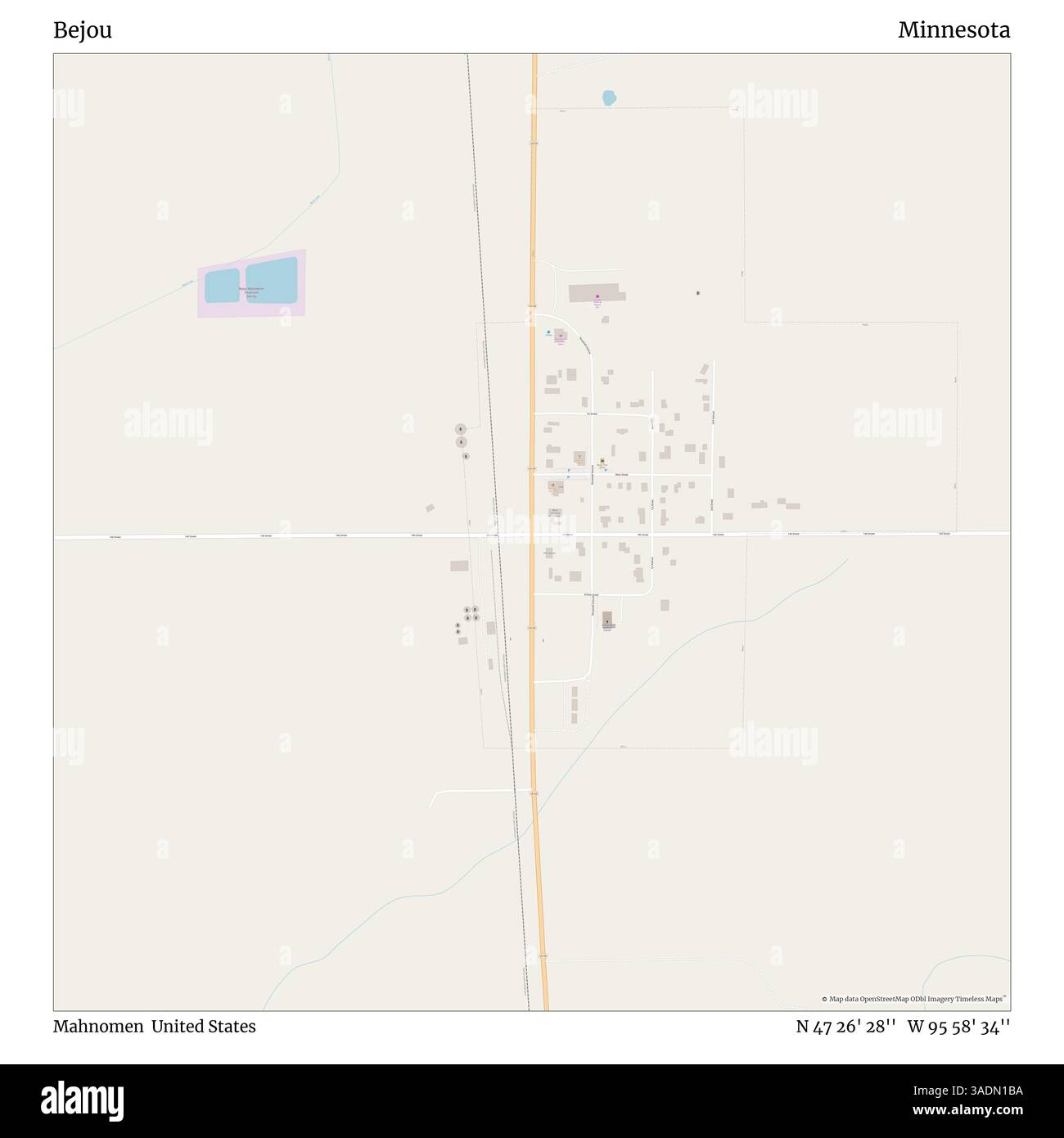 Bejou, Mahnomen, United States, Minnesota, N 47 26' 28'', W 95 58' 34 ...