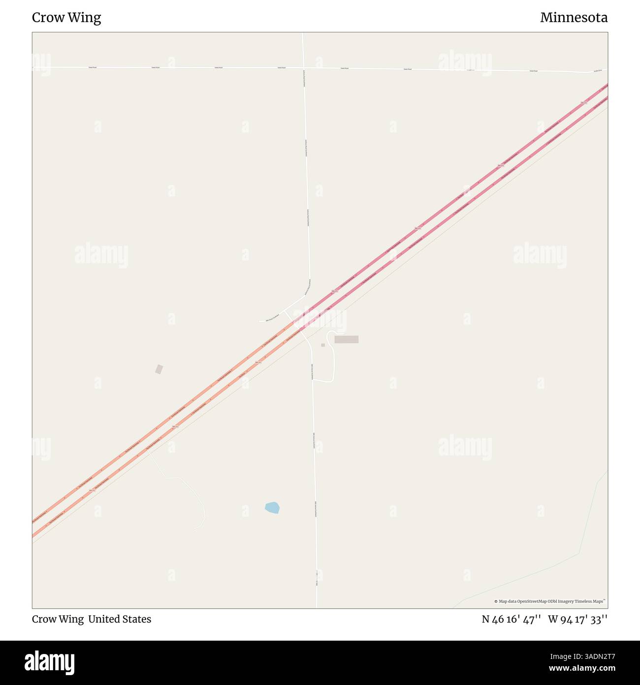 Crow Wing, Crow Wing, United States, Minnesota, N 46 16' 47'', W 94 17 ...