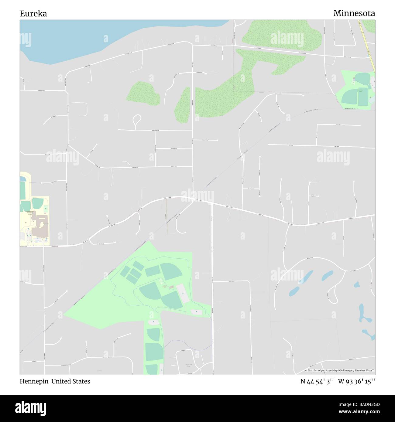 Eureka, Hennepin, United States, Minnesota, N 44 54' 3'', W 93 36' 15 ...