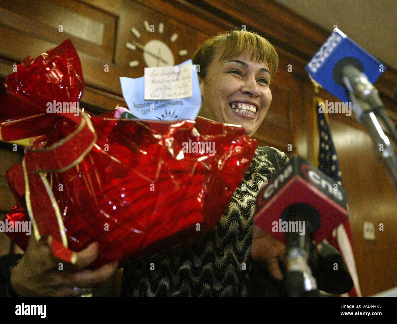 Mar 04, 2004; Mt. Holly, NJ, USA; LUZAIDA CUEVAS, right, natural mother ...