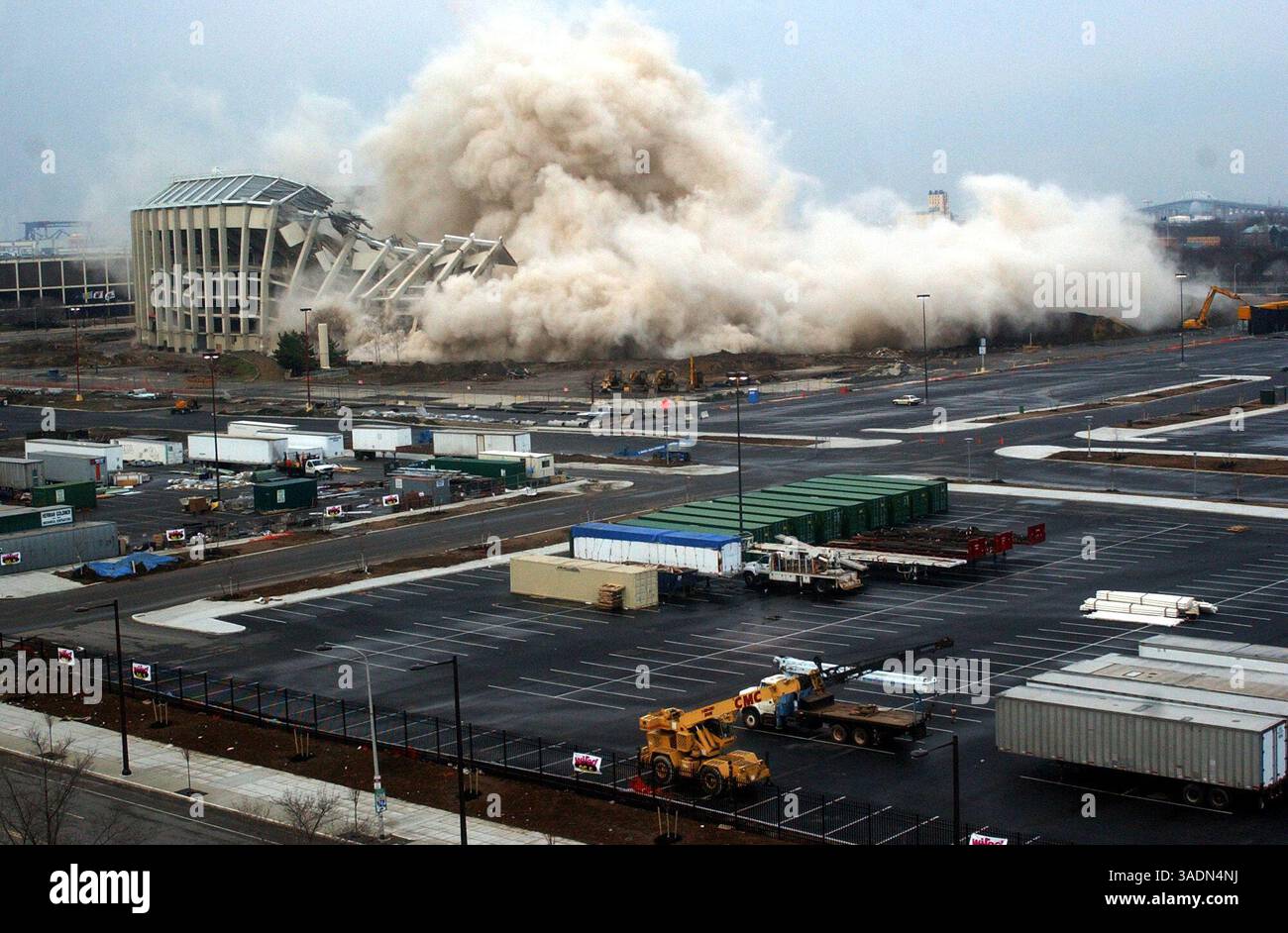 Mar 21, 2004; Philadelphia, PA, USA; The implosion of Veteran's Stadium ...