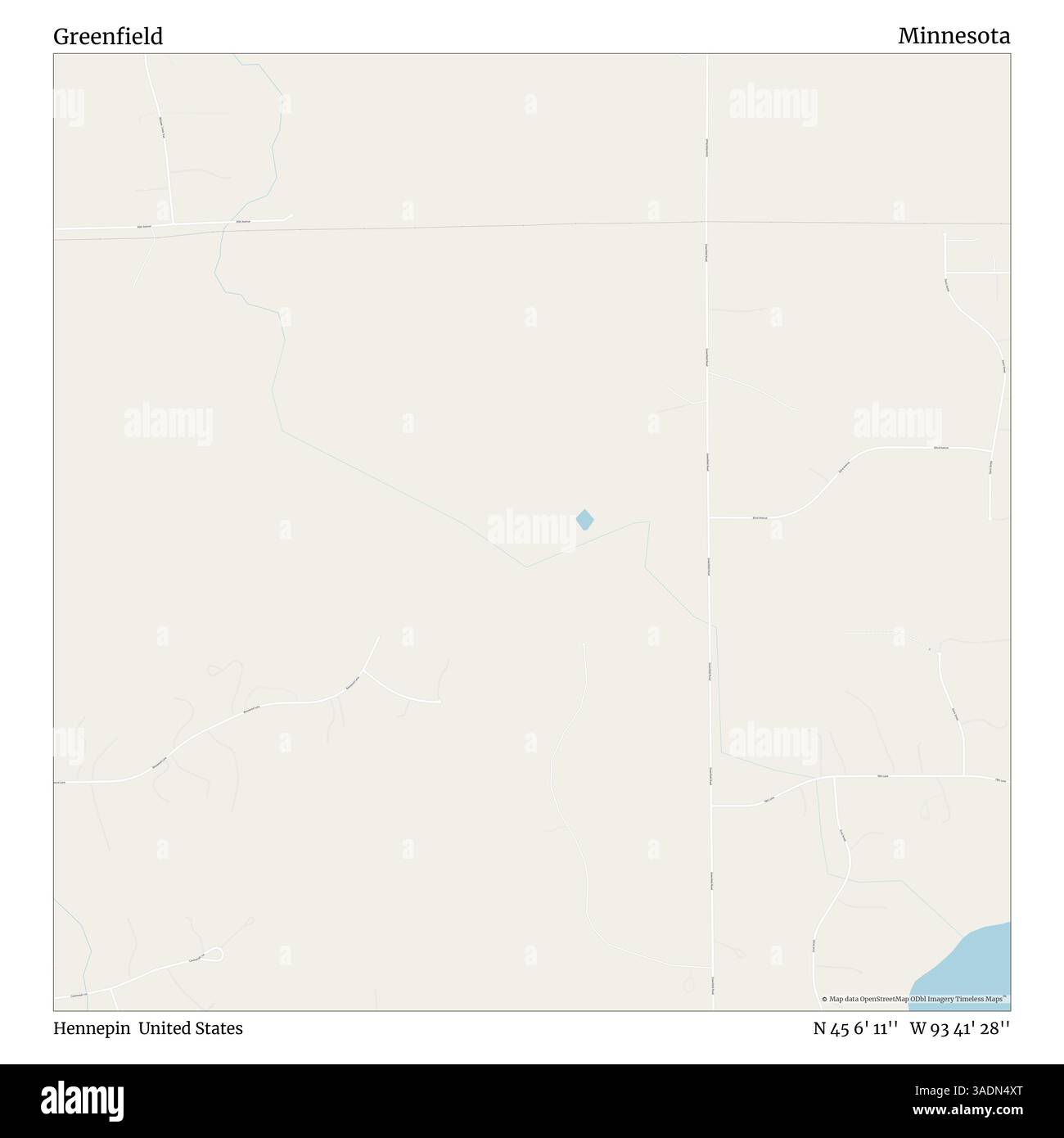 Greenfield, Hennepin, United States, Minnesota, N 45 6' 11'', W 93 41 ...