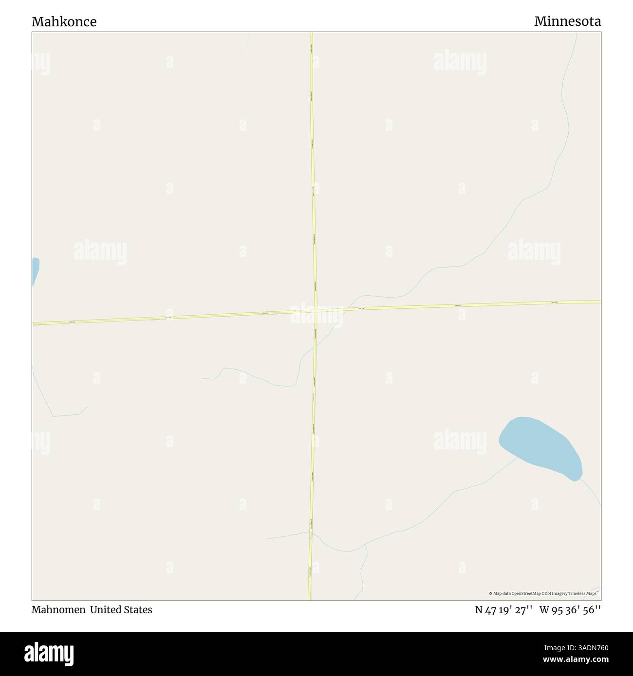 Mahkonce, Mahnomen, United States, Minnesota, N 47 19' 27'', W 95 36 ...