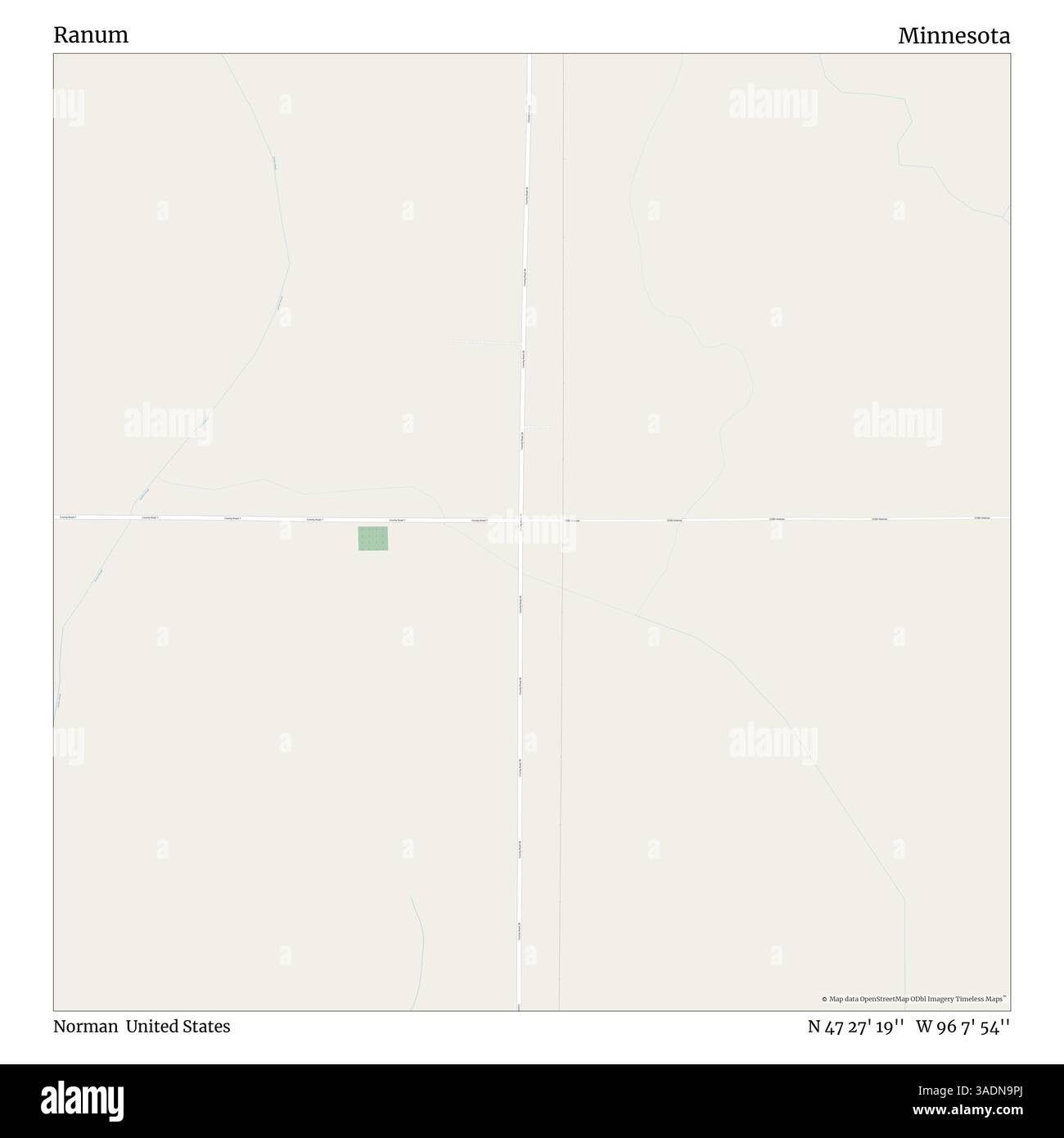 Ranum, Norman, United States, Minnesota, N 47 27' 19'', W 96 7' 54 ...