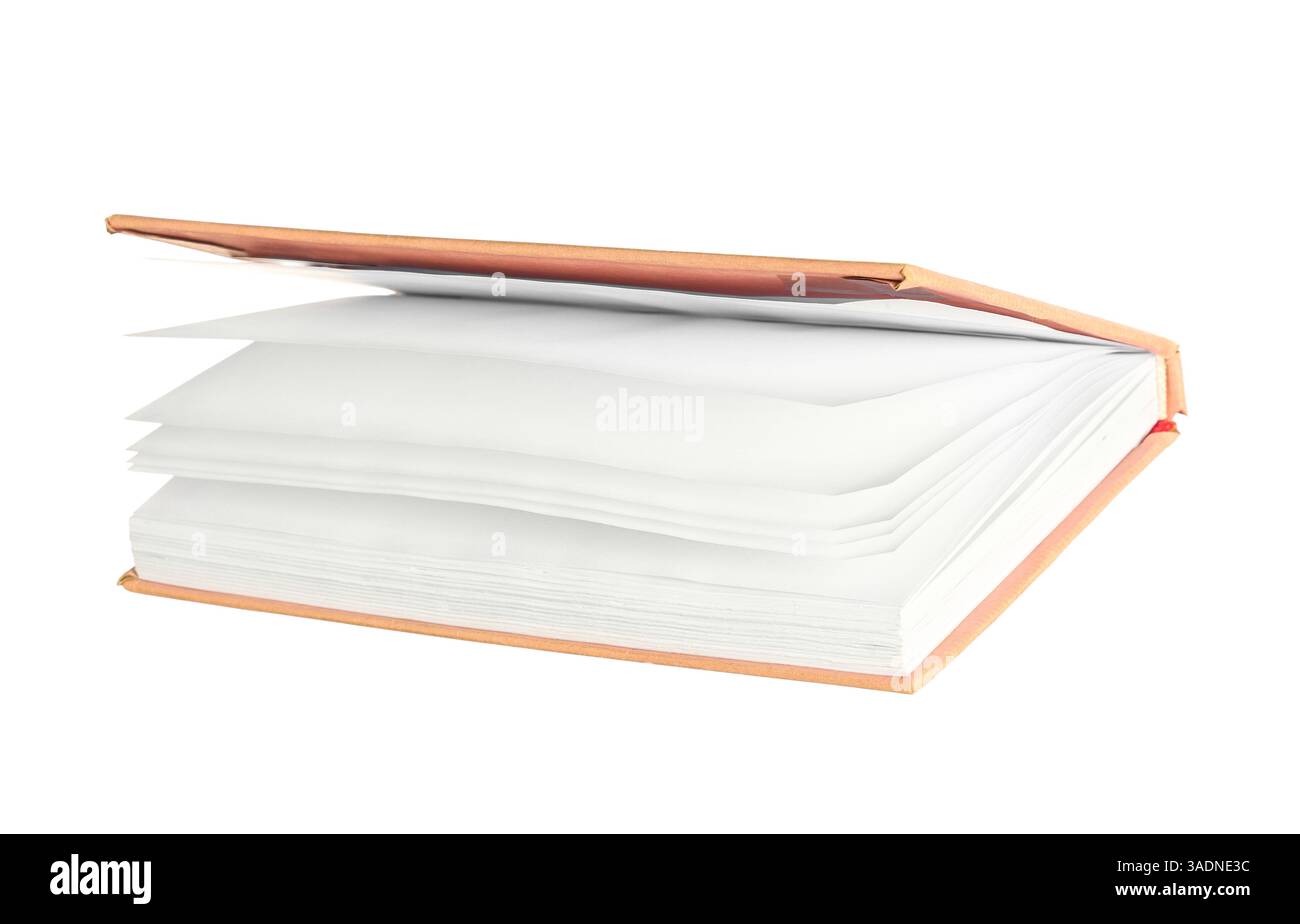Flying book on white Cut Out Stock Images & Pictures - Alamy