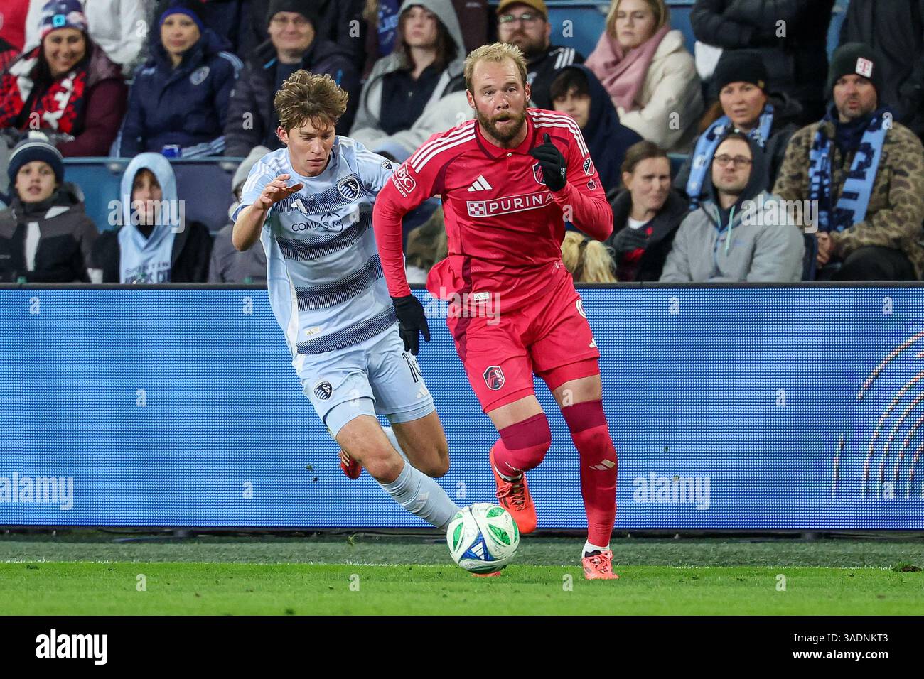 April 5, 2025: Sporting Kansas City midfielder Jacob Bartlett (16 ...