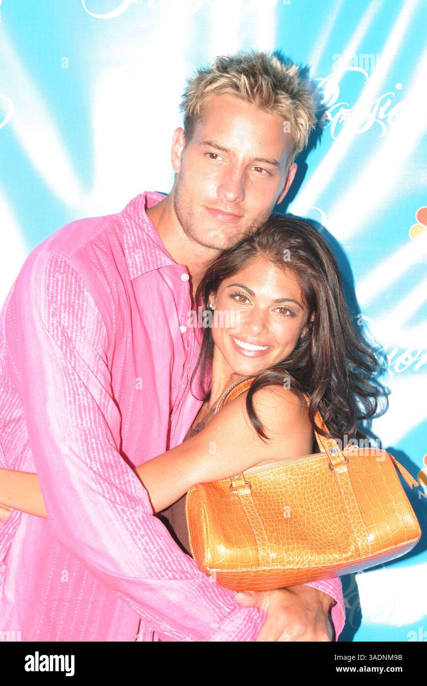 Jul 12, 2005; Los Angeles, CA, USA; Actor JUSTIN HARTLEY and Actress ...