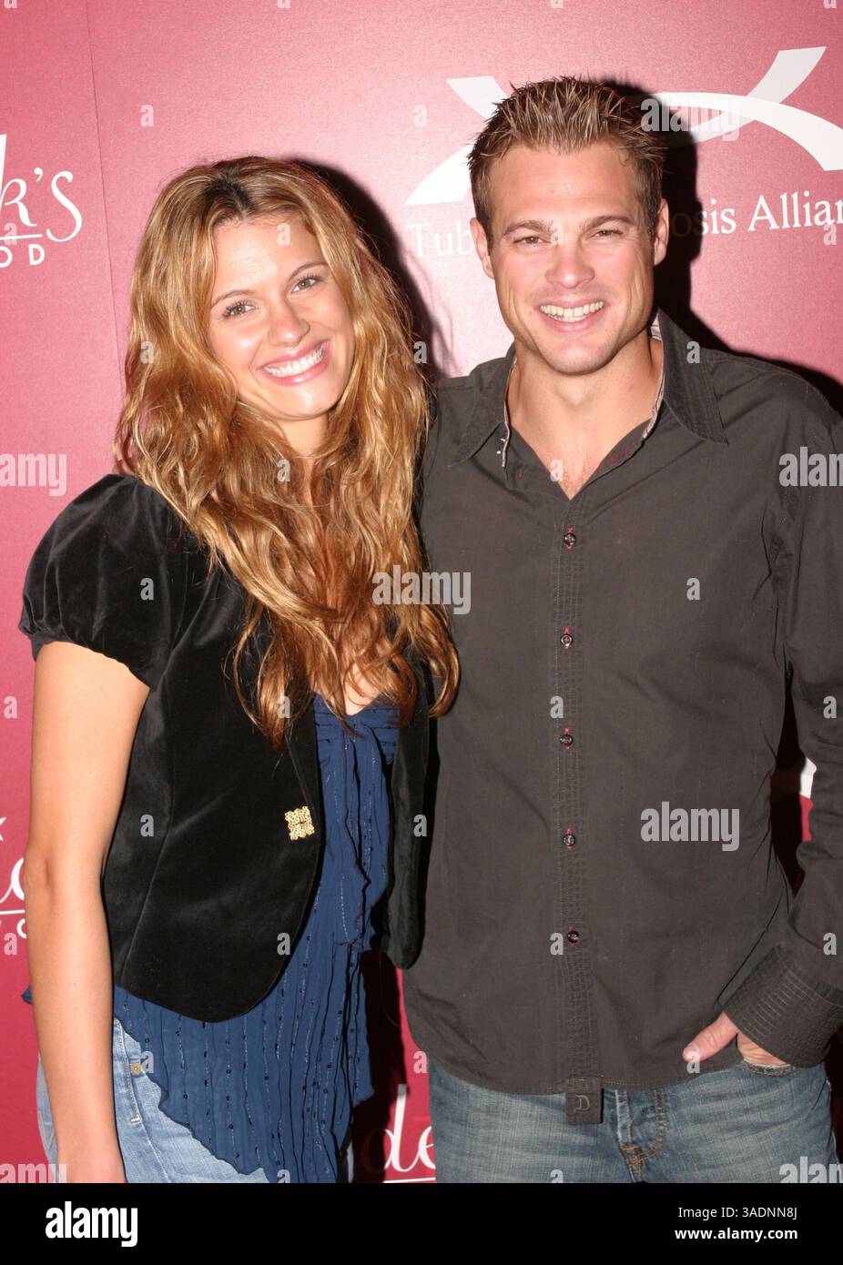 Oct 26, 2005; Los Angeles, CA, USA; Actor GEORGE STULTS and HEIDI ...