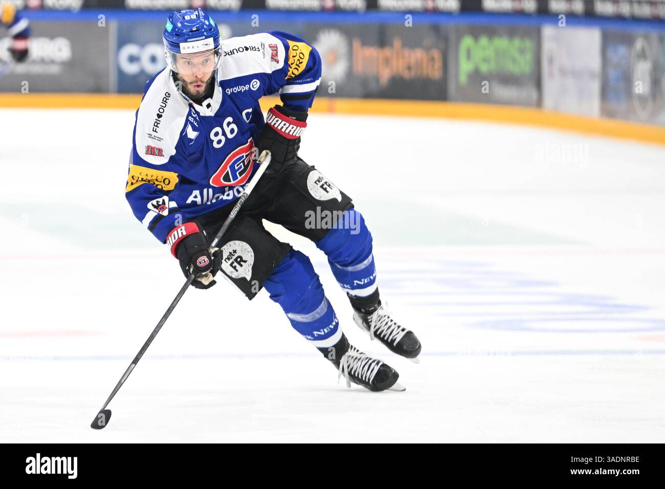 Fribourg, Switzerland. 05th Apr, 2025. 05/04/2025, Fribourg, BCF Arena ...