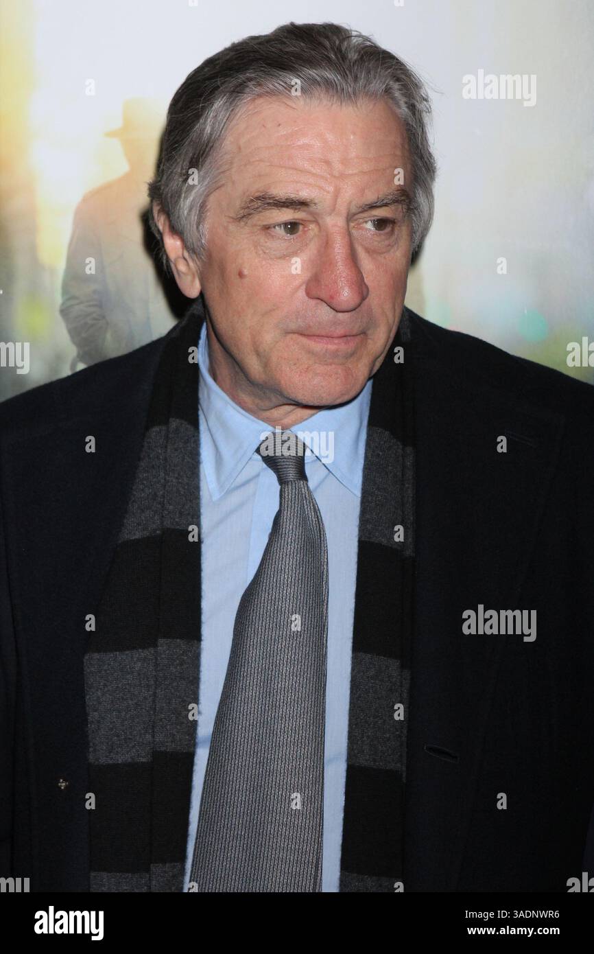 March 1, 2012 - New York, New York, U.S. - ROBERT DE NIRO arriving at a ...