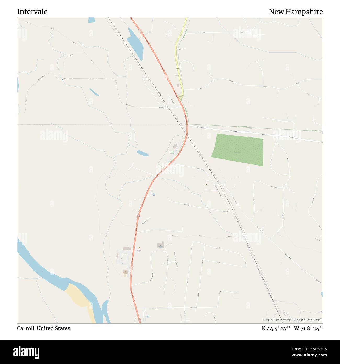 Intervale, Carroll, United States, New Hampshire, N 44 4' 27'', W 71 8 ...