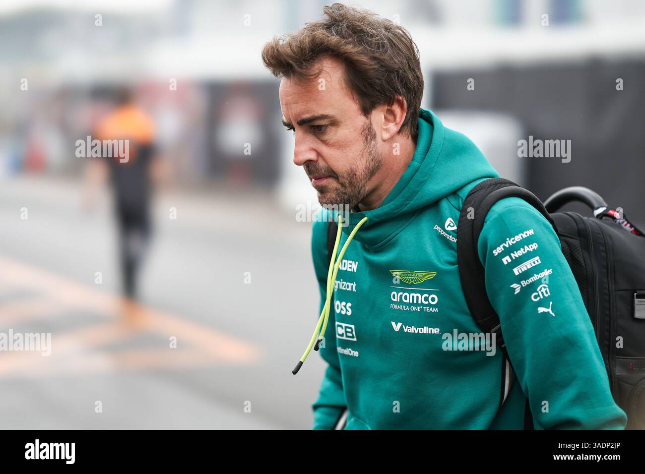 SUZUKA, JAPAN - APRIL 6: Fernando Alonso of Spain and Aston Martin ...