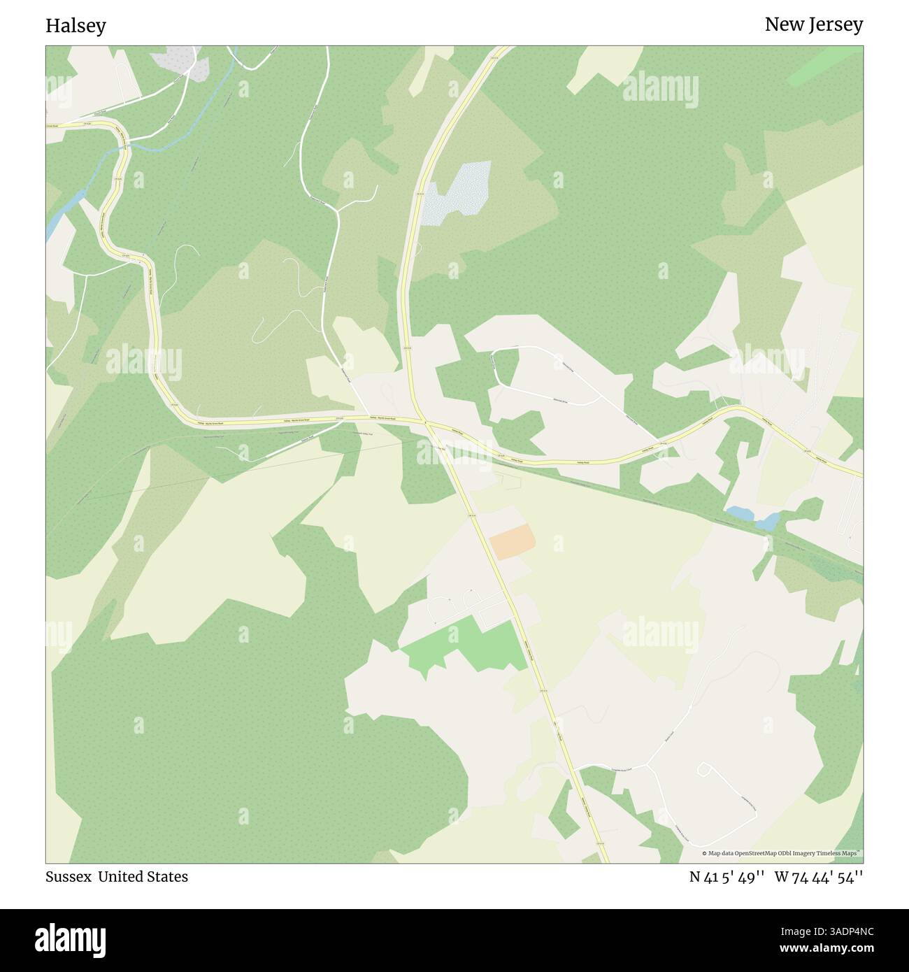 Halsey, Sussex, United States, New Jersey, N 41 5' 49'', W 74 44' 54 ...