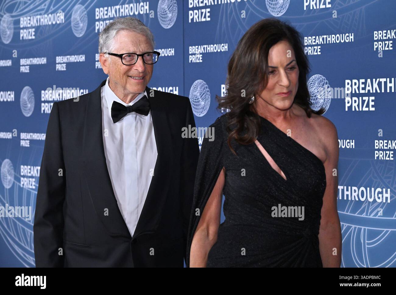 Santa Monica, USA. 05th Apr, 2025. Bill Gates and Paula Hurd arriving ...