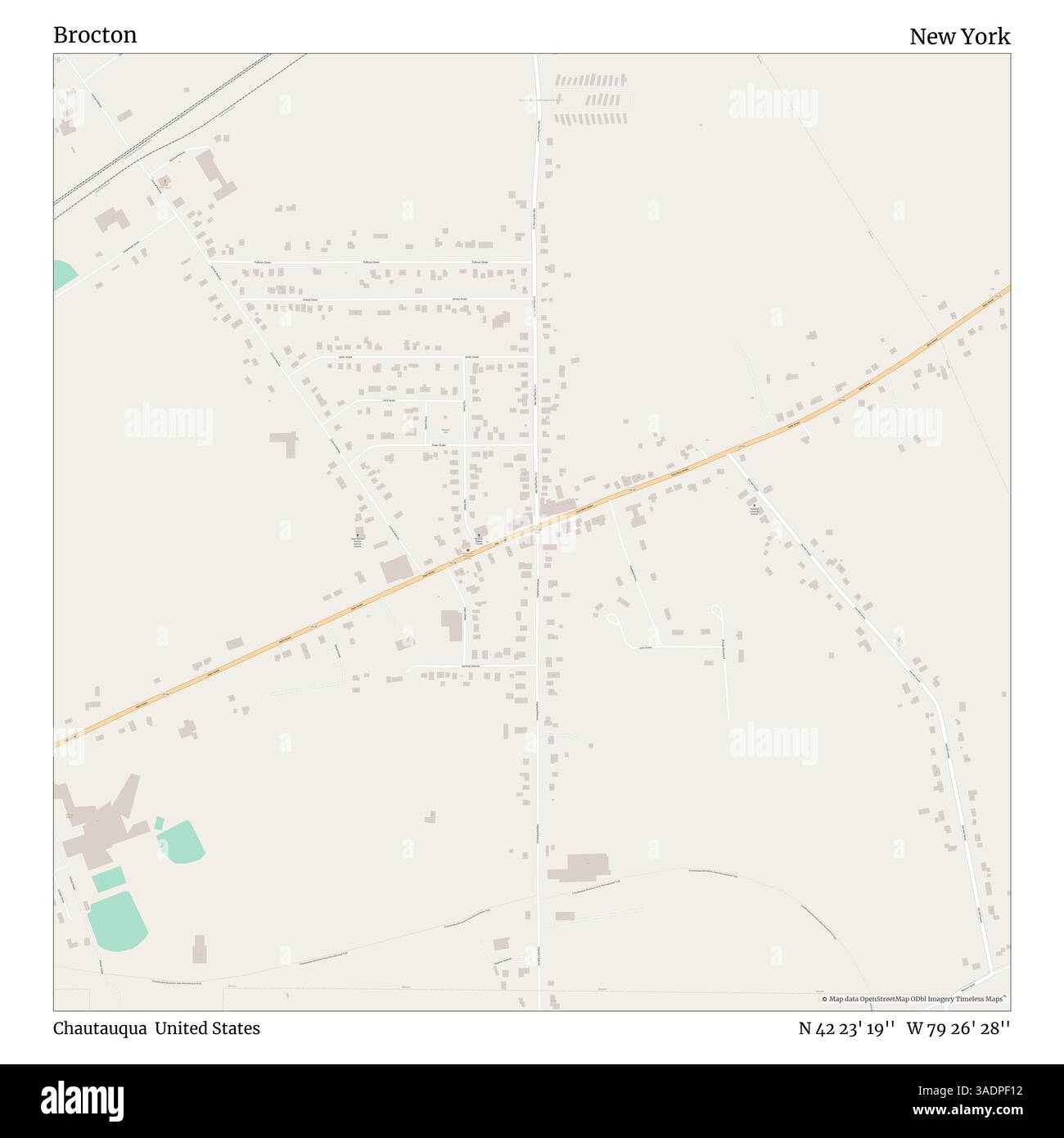 Brocton, Chautauqua, United States, New York, N 42 23' 19'', W 79 26 ...