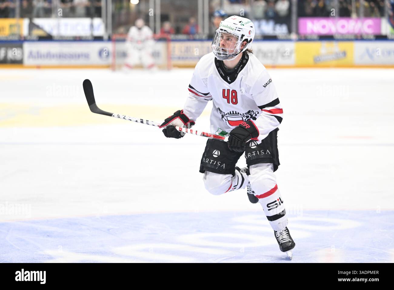Fribourg, Switzerland. 05th Apr, 2025. 05/04/2025, Friborg, BCF Arena ...