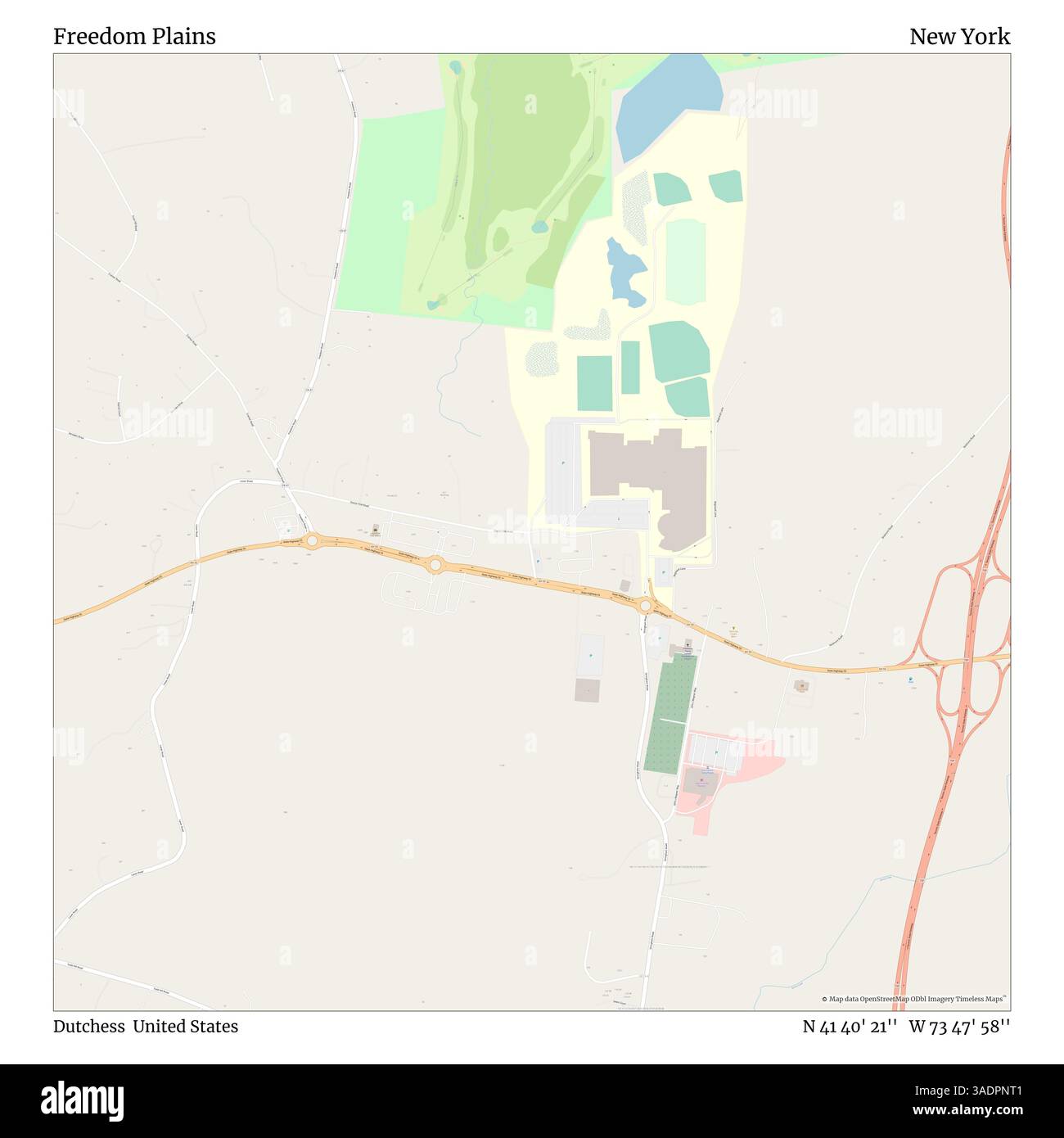 Freedom Plains, Dutchess, United States, New York, N 41 40' 21'', W 73 ...