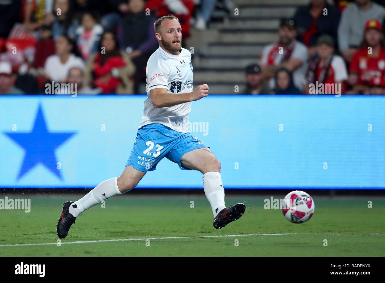 Adelaide, Australia. 05th Apr, 2025. Rhyan Grant of Sydney FC during ...