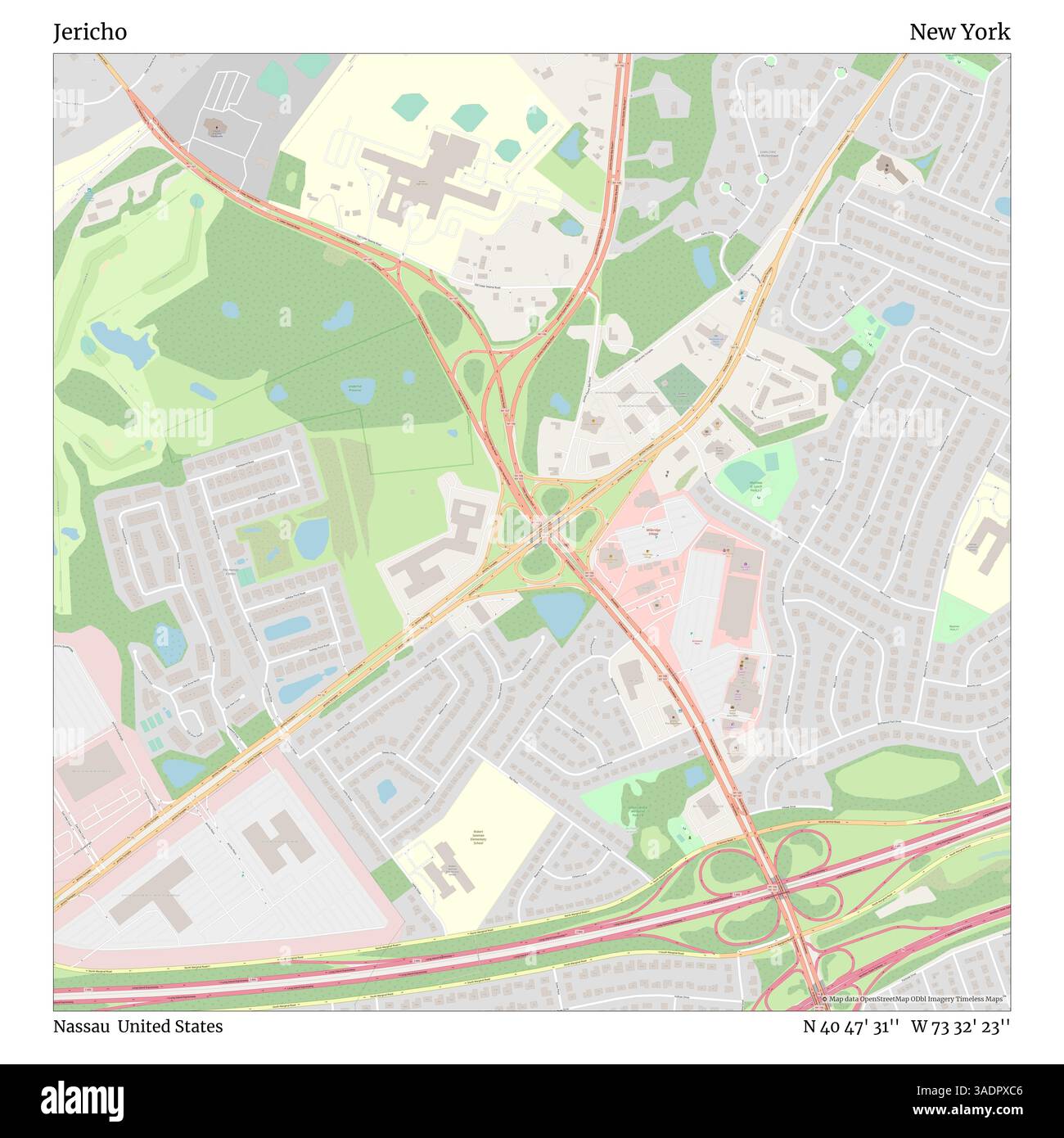 Jericho, Nassau, United States, New York, N 40 47' 31'', W 73 32' 23 ...