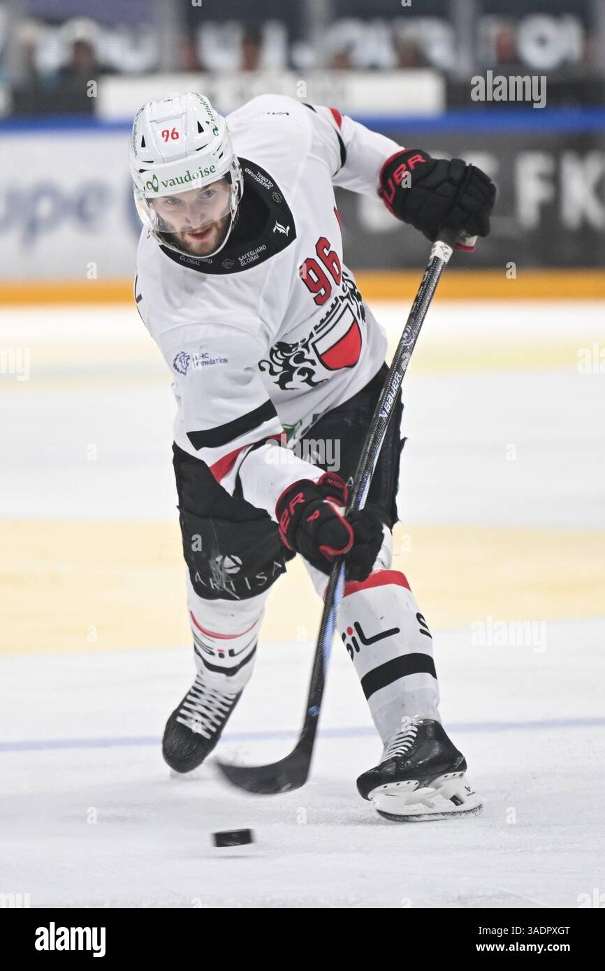 Fribourg, Switzerland. 05th Apr, 2025. 05/04/2025, Fribourg, BCF Arena ...