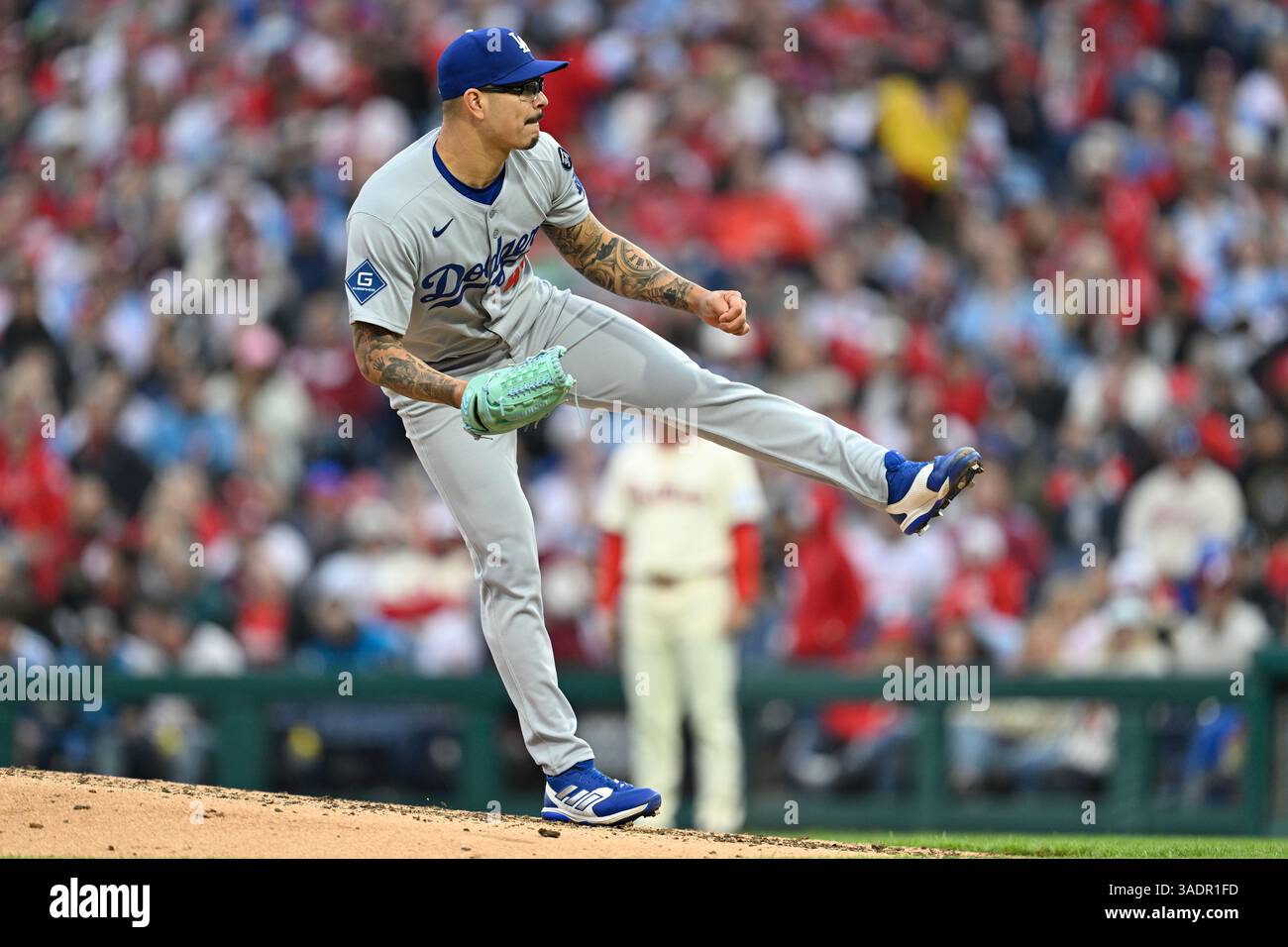 PHILADELPHIA, PA - APRIL 05: Los Angeles Dodgers pitcher Anthony Banda ...