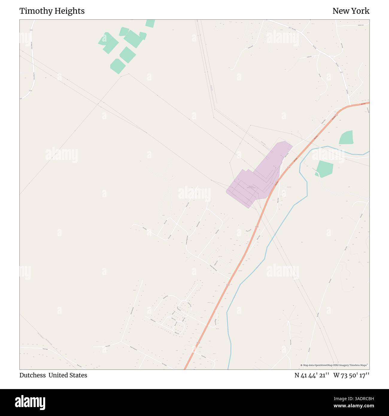 Timothy Heights, Dutchess, United States, New York, N 41 44' 21'', W 73 ...