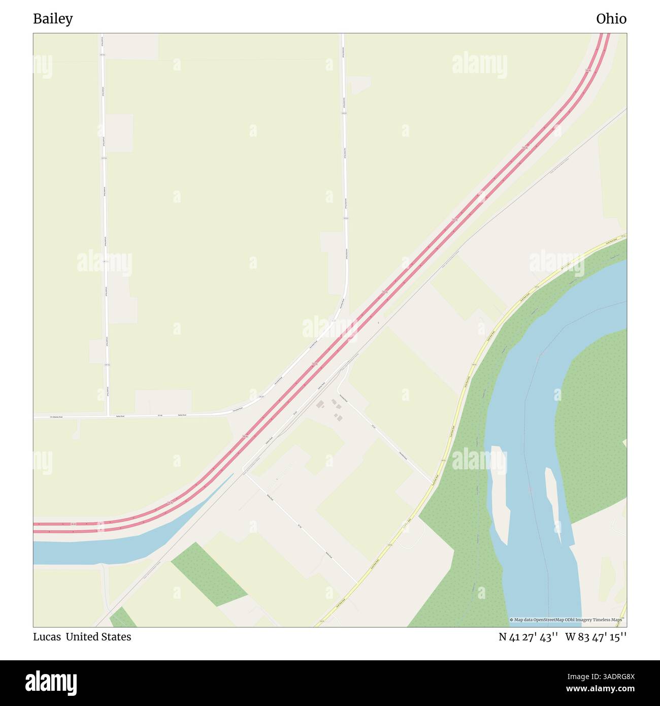 Bailey, Lucas, United States, Ohio, N 41 27' 43'', W 83 47' 15'', map ...