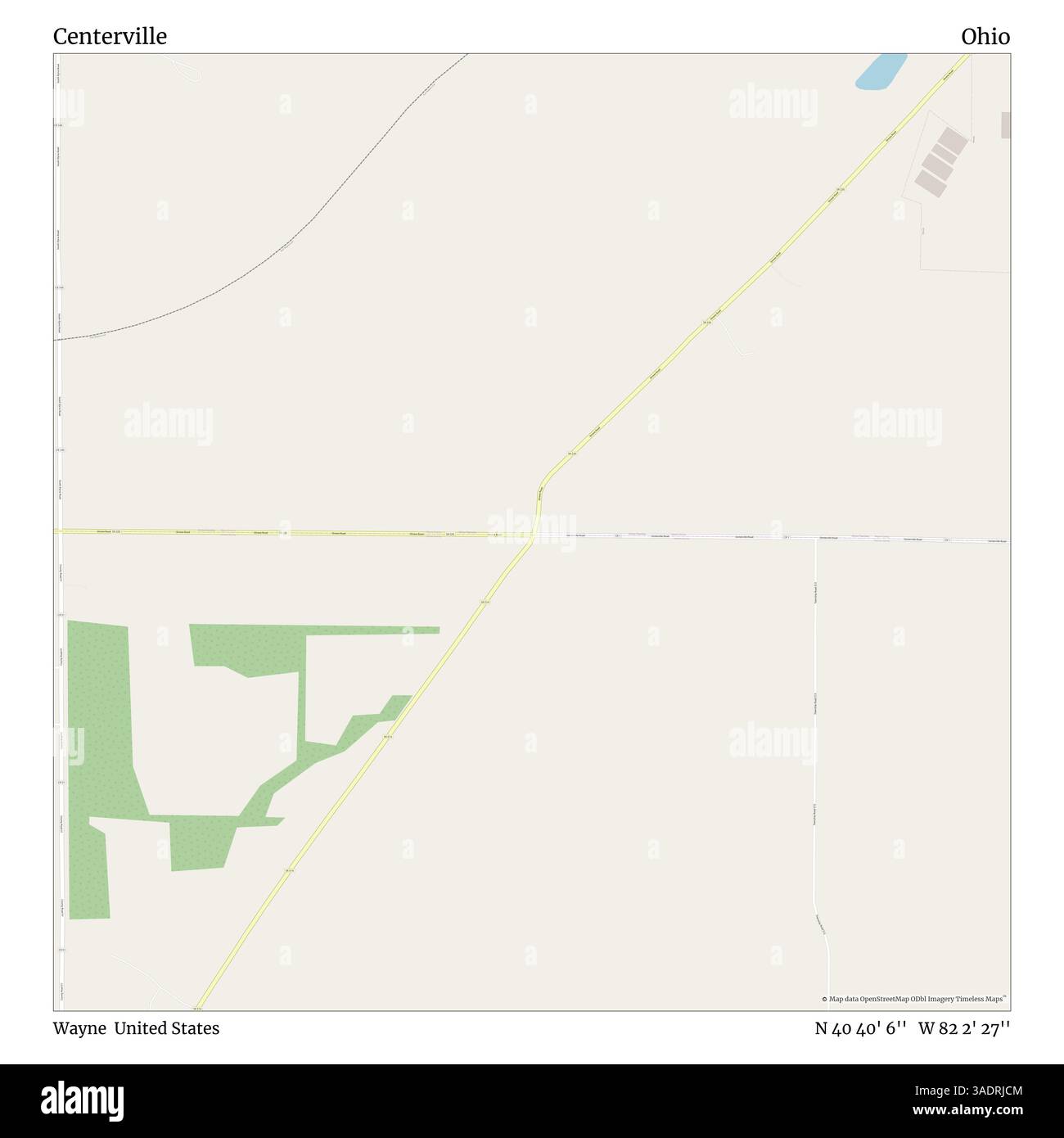 Centerville, Wayne, United States, Ohio, N 40 40' 6'', W 82 2' 27 ...
