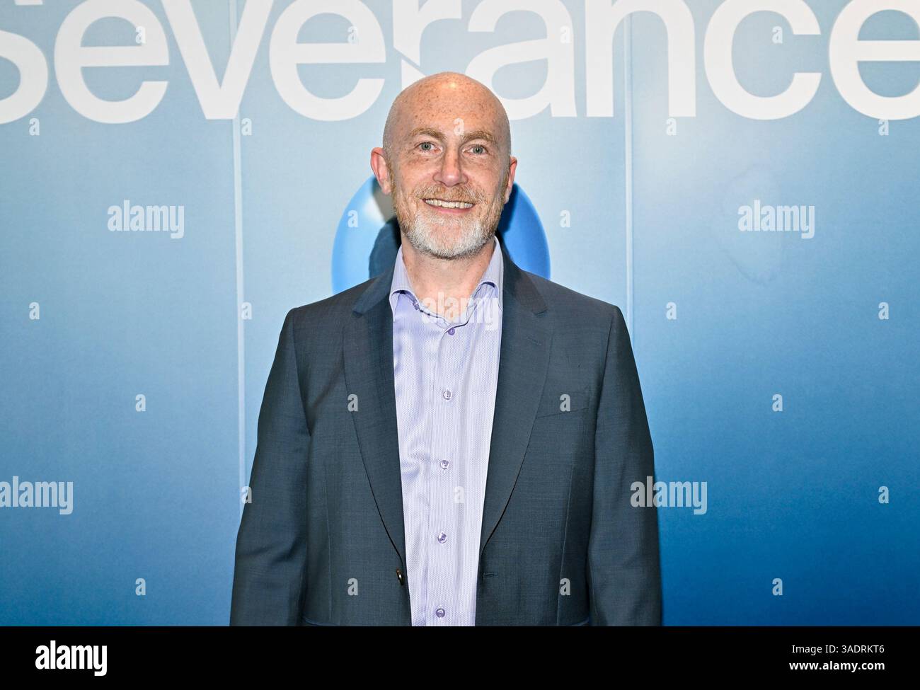 Geoffrey Richman from Apple TV+'s "Severance" poses before a Q&A ...