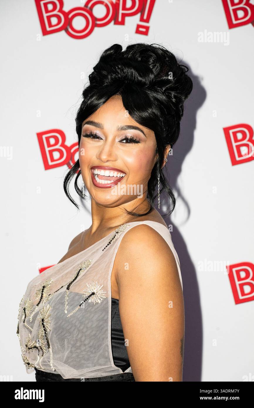 New York, USA. 05th Apr, 2025. Jasmine Amy Rogers attends the red ...