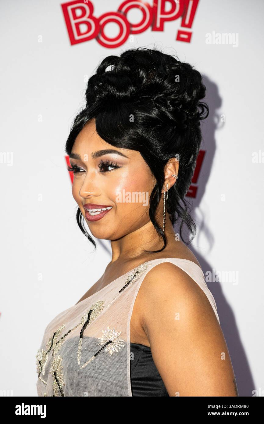 New York, USA. 05th Apr, 2025. Jasmine Amy Rogers attends the red ...