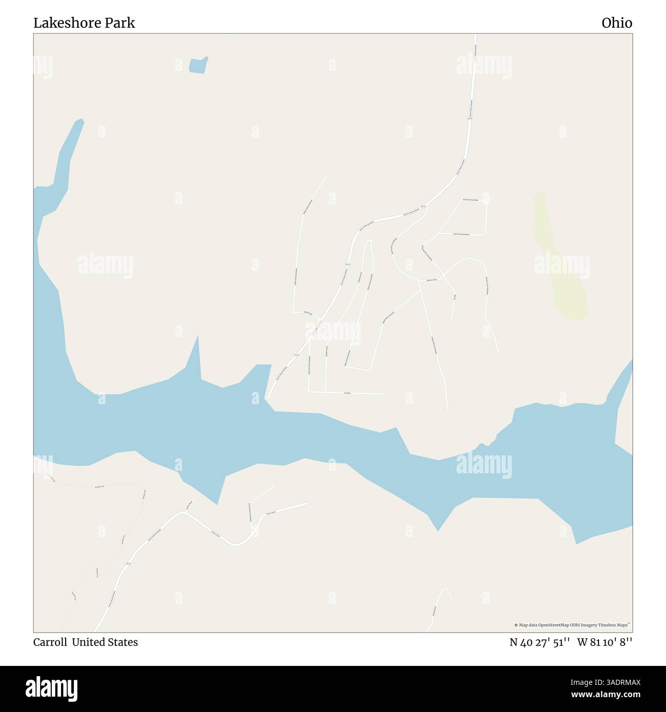 Lakeshore Park, Carroll, United States, Ohio, N 40 27' 51'', W 81 10' 8 ...