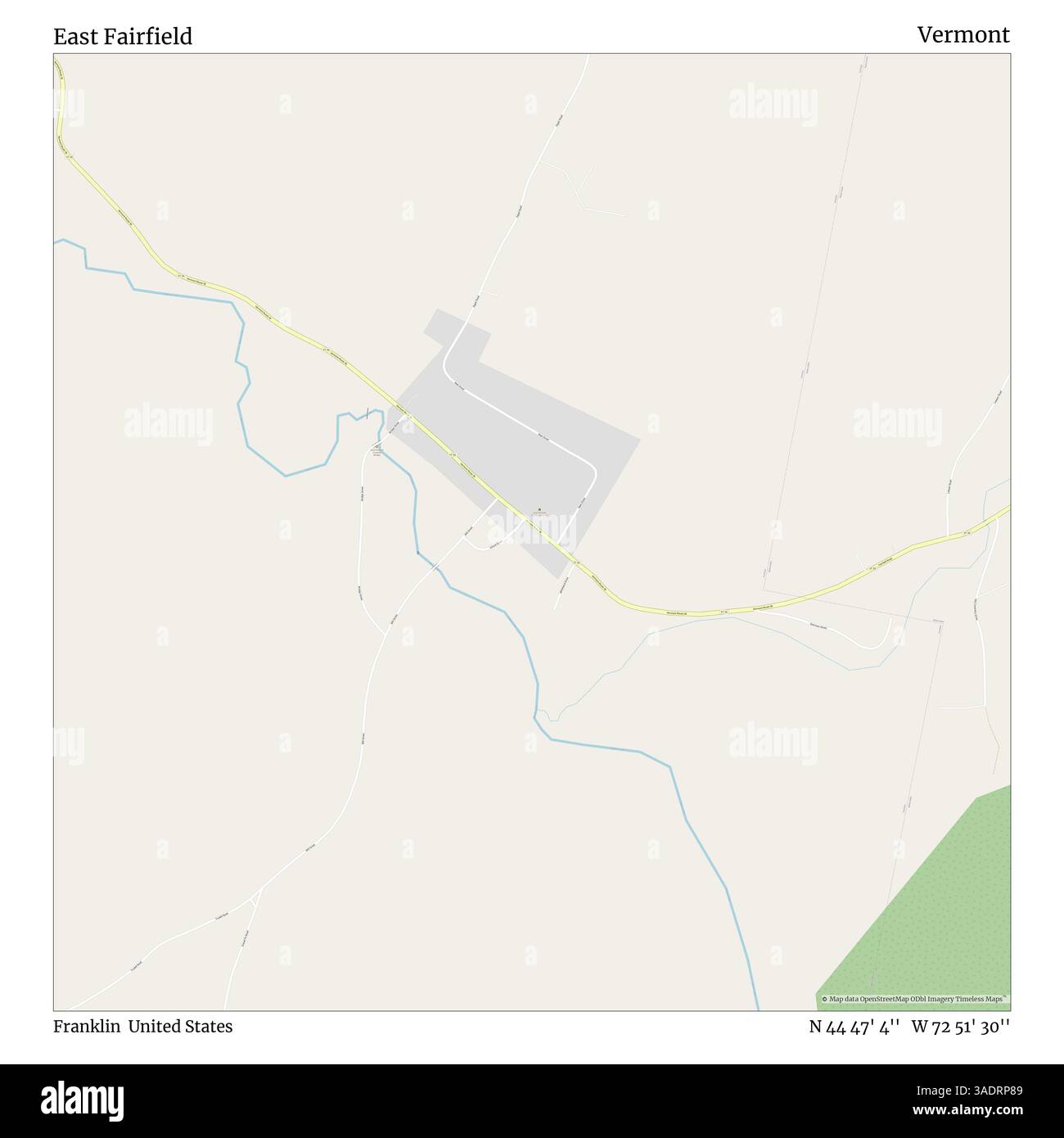 East Fairfield, Franklin, United States, Vermont, N 44 47' 4'', W 72 51 ...