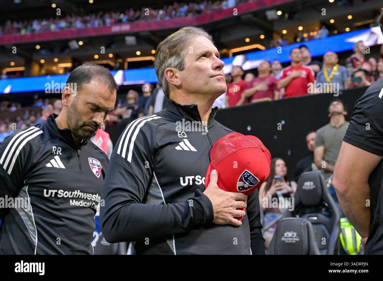 ATLANTA, GA – APRIL 05: Dallas heads coach Eric Quill during the ...