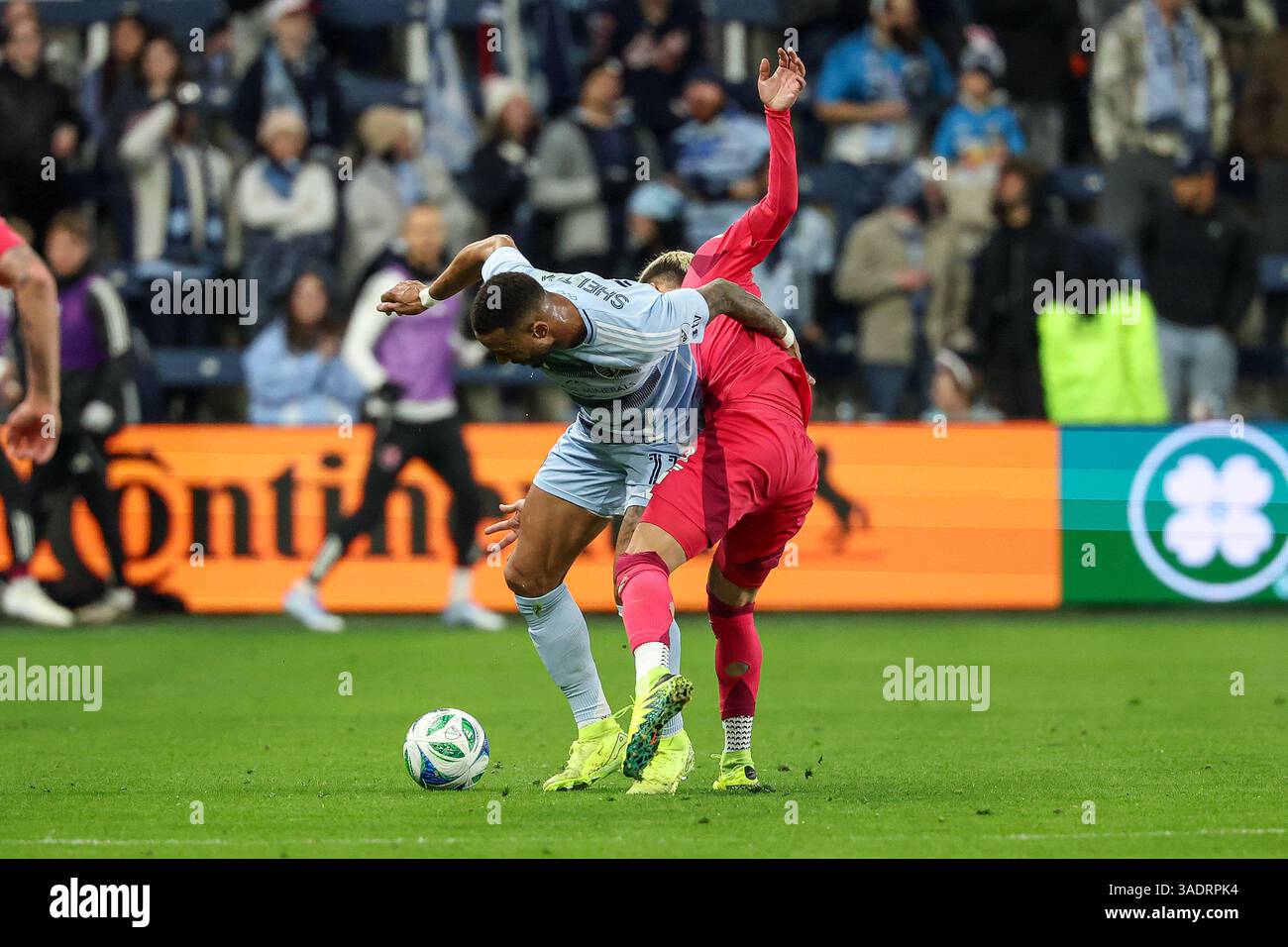 April 5, 2025: Sporting Kansas City defender Khiry Shelton (11), in ...