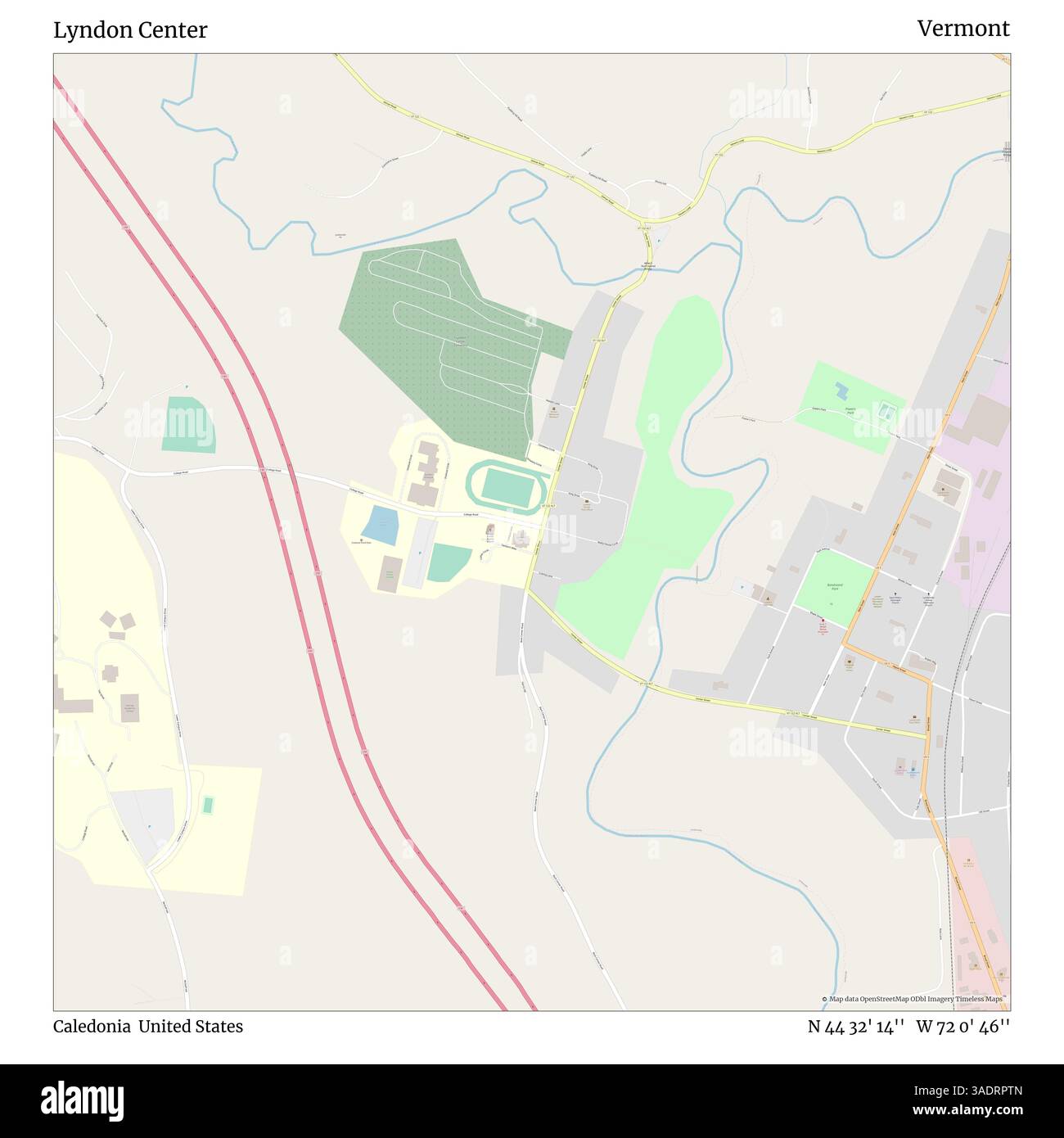 Lyndon Center, Caledonia, United States, Vermont, N 44 32' 14'', W 72 0 ...