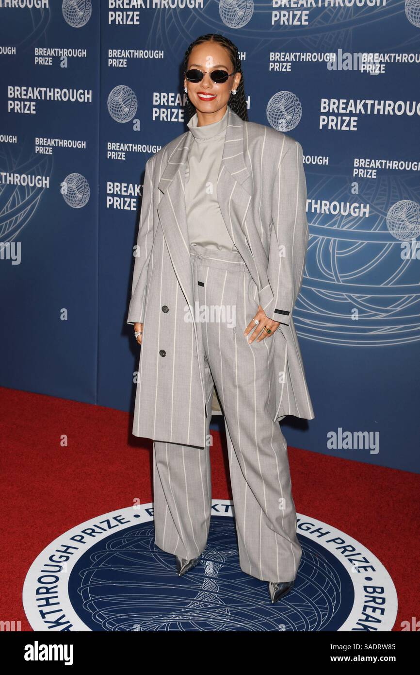 Santa Monica, Ca. 05th Apr, 2025. Alicia Keys at the 11th Breakthrough ...