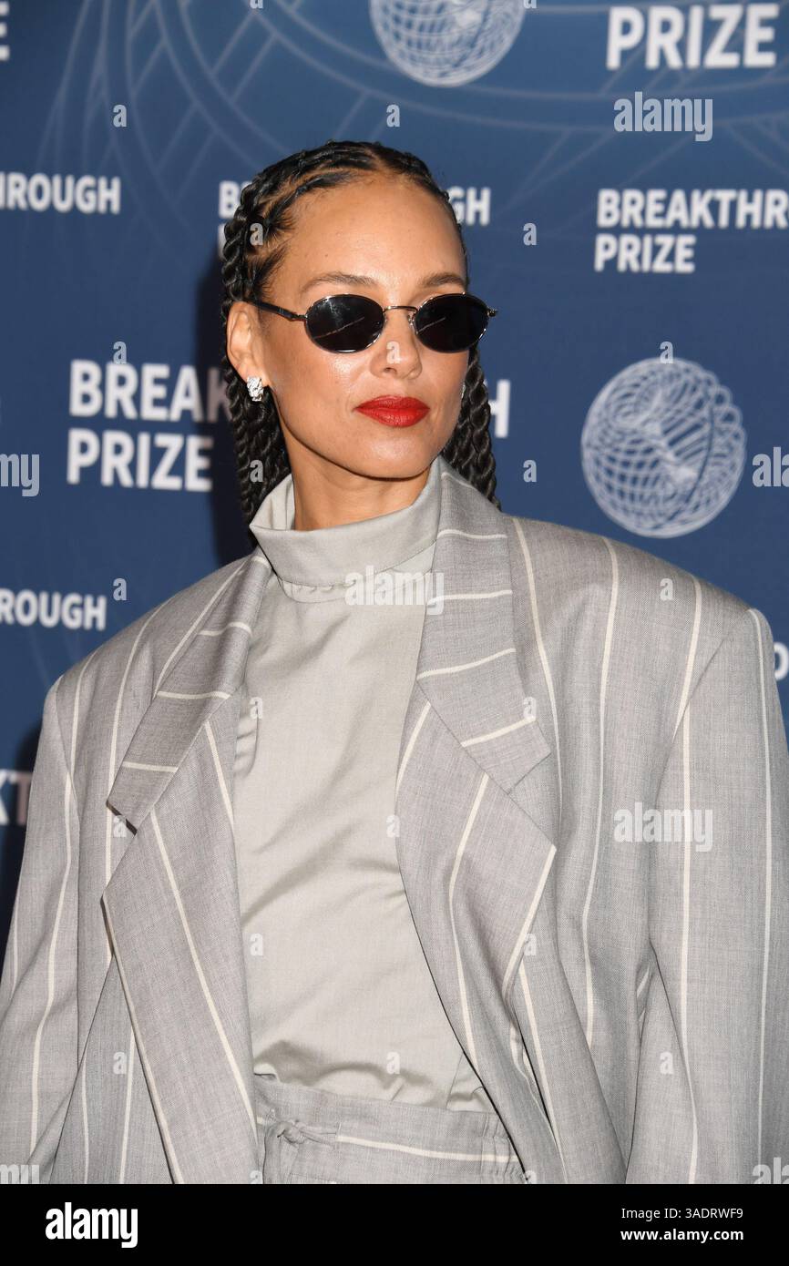 Santa Monica, Ca. 05th Apr, 2025. Alicia Keys at the 11th Breakthrough ...
