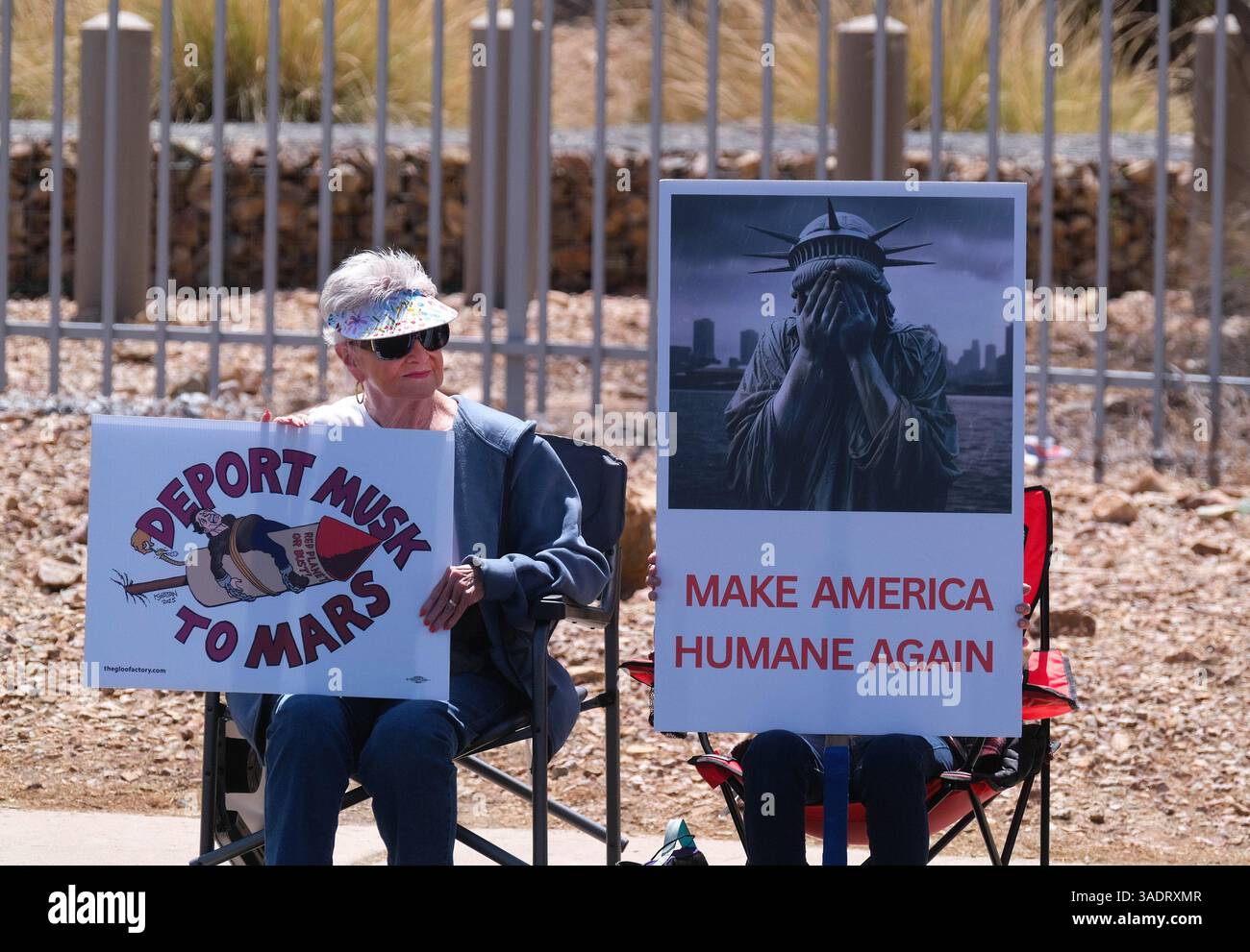 April 5, 2025, Tucson, Arizona, U.S: A crowd estimated at over 15,000 ...