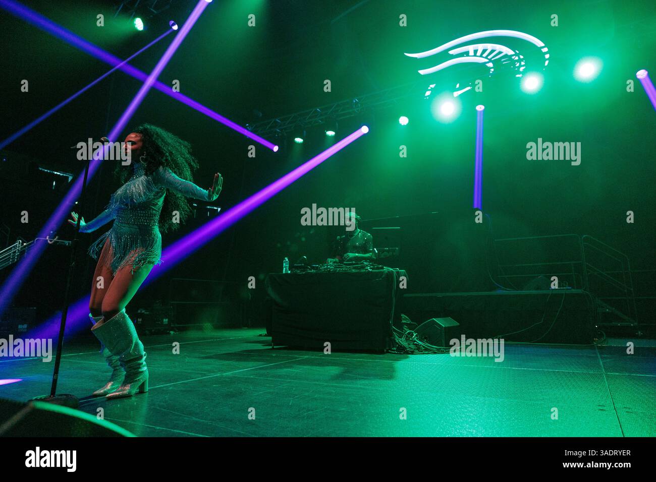 East Lansing, USA. 27th Mar, 2025. Gavin Turek performs at the Michigan ...