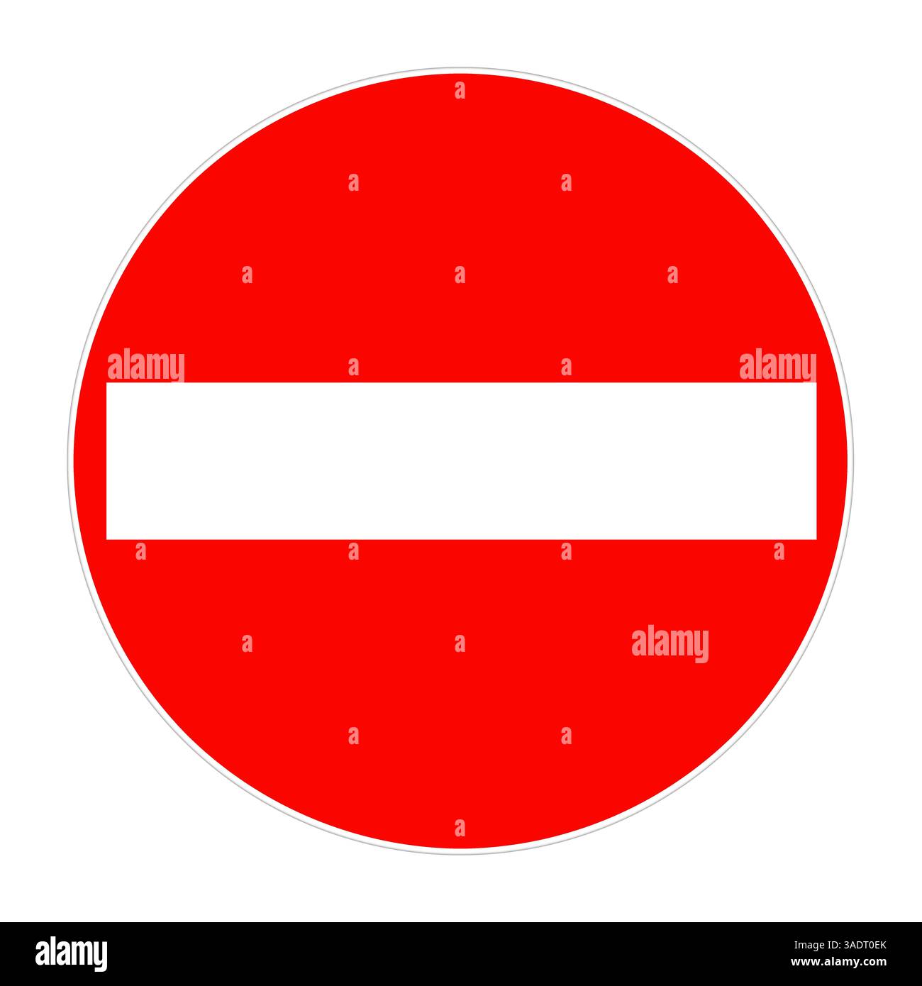 No try sign with clipping path Stock Photo - Alamy