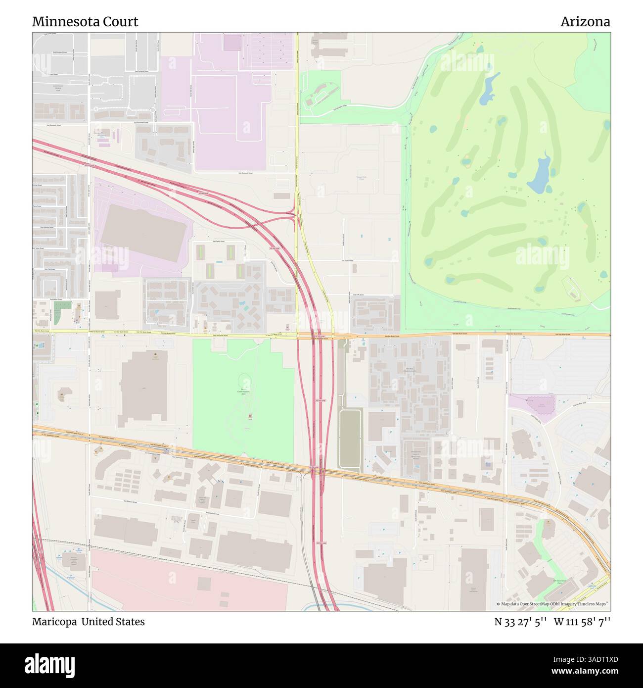 Minnesota Court, Maricopa, United States, Arizona, N 33 27' 5'', W 111 ...