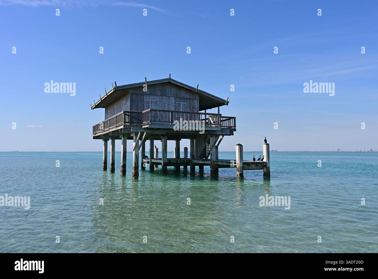 Miami, Florida - 01-29-2025: Hicks House, one of seven remaining stilt ...