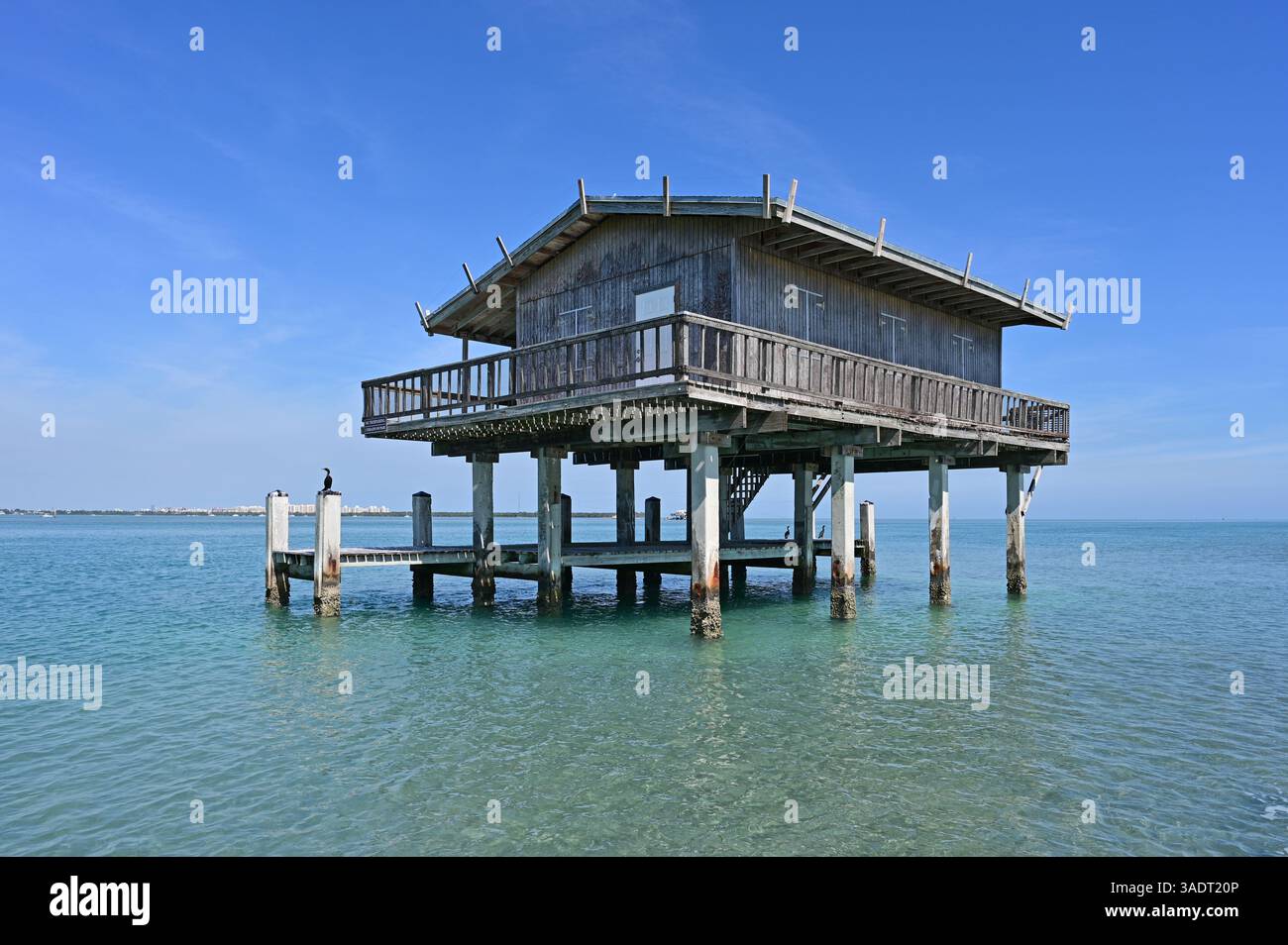 Miami, Florida - 01-29-2025: Hicks House, one of seven remaining stilt ...
