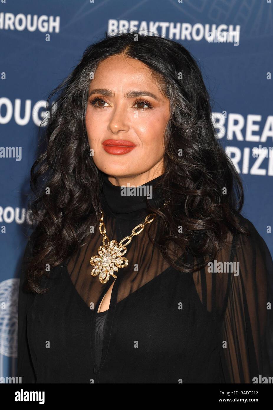 Santa Monica, Ca. 05th Apr, 2025. Salma Hayek at the 11th Breakthrough ...