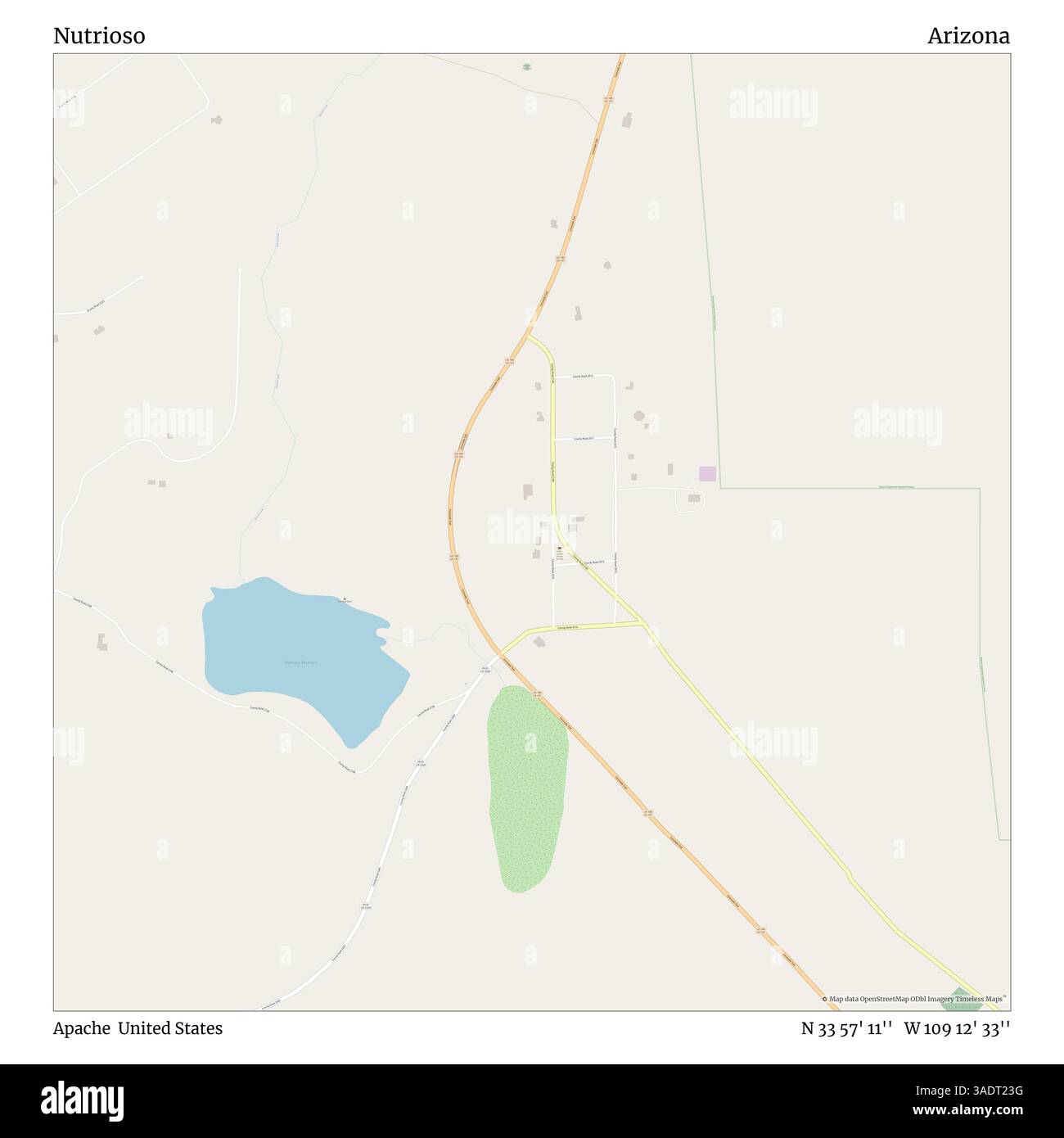 Nutrioso, Apache, United States, Arizona, N 33 57' 11'', W 109 12' 33 ...