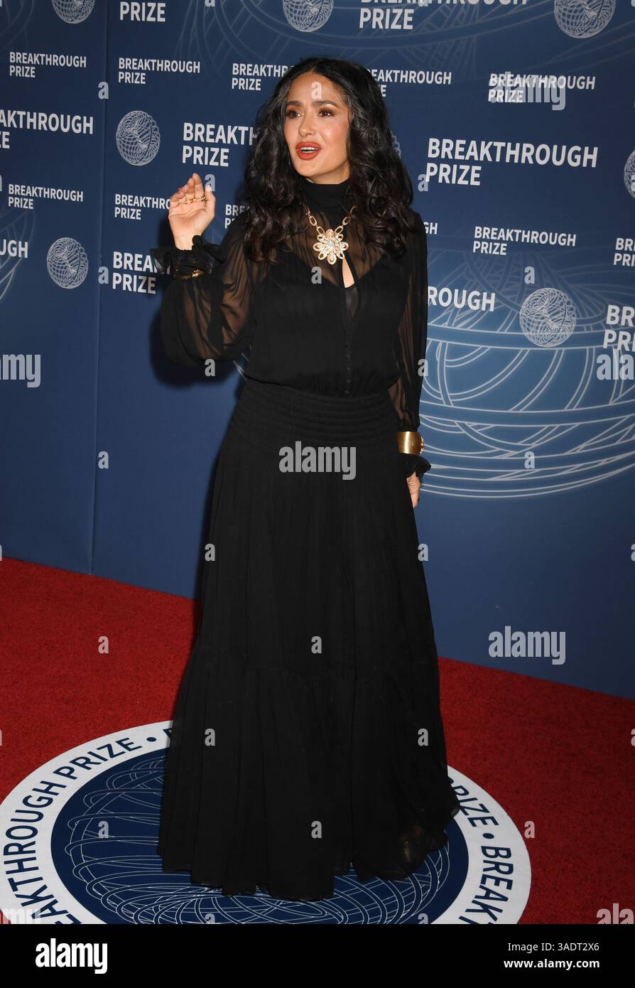 Santa Monica, Ca. 05th Apr, 2025. Salma Hayek at the 11th Breakthrough ...