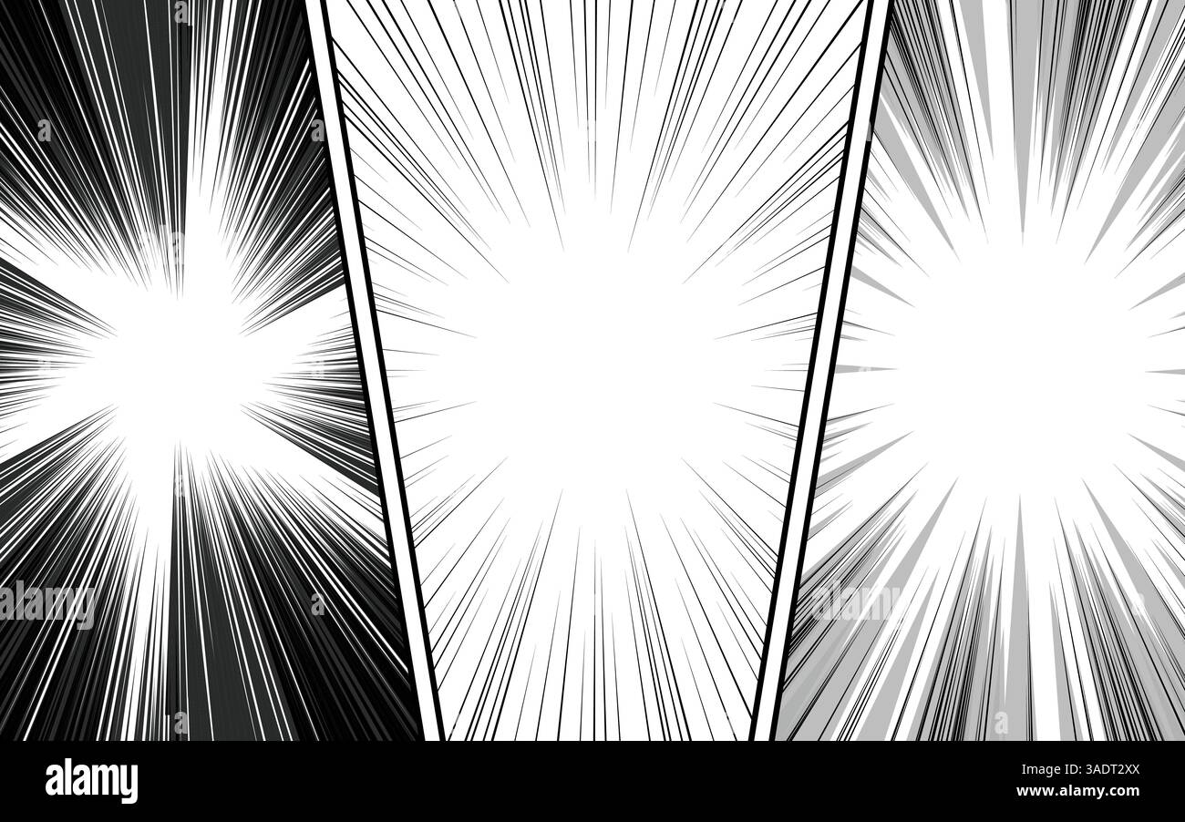 Comic scene page background template. vector illustration Stock Vector ...