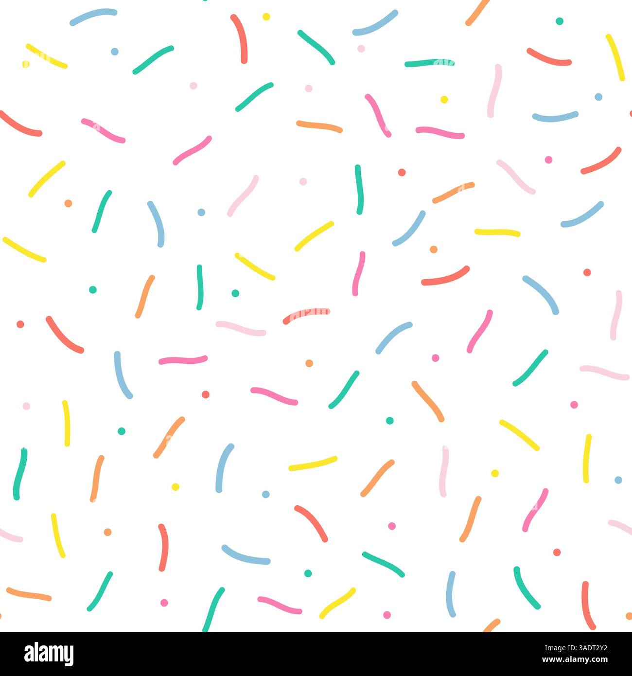 Simple Sprinkle Pattern. Colorful candy topping. Donut or sweet ...